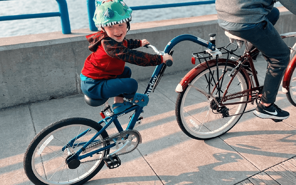 Kid Trailercycles: Tag Along Bike Attachments | Burley